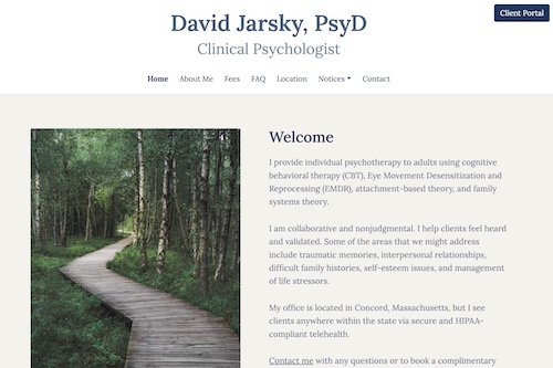 Office Location • David Jarsky, PsyD